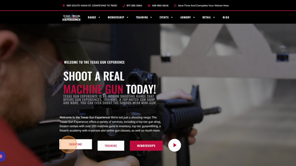 How to Book Range Experience as a Member Online - Texas Gun Experience